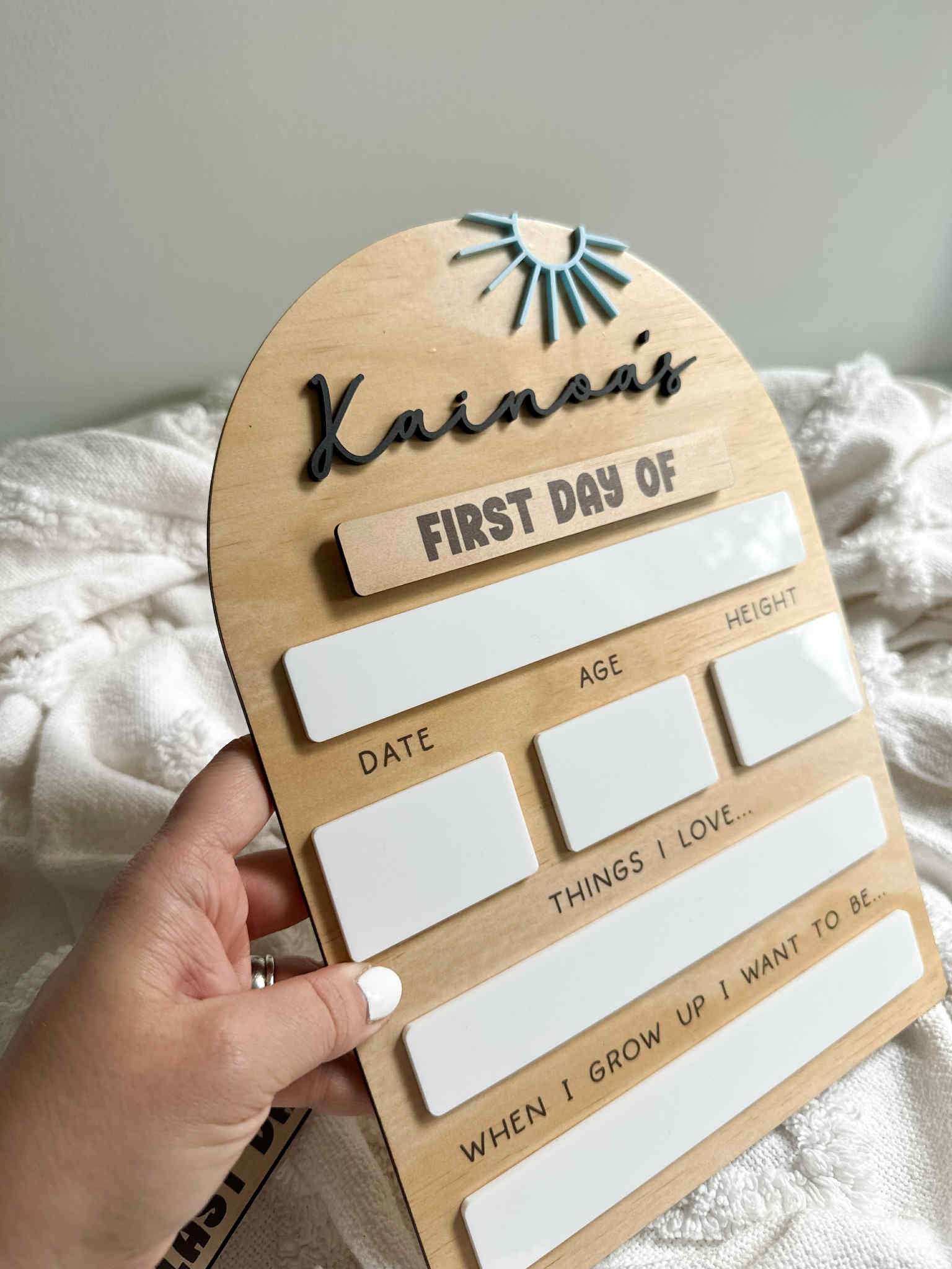 First/Last Day Board - Arch with Sun – The Humble Gift Co.