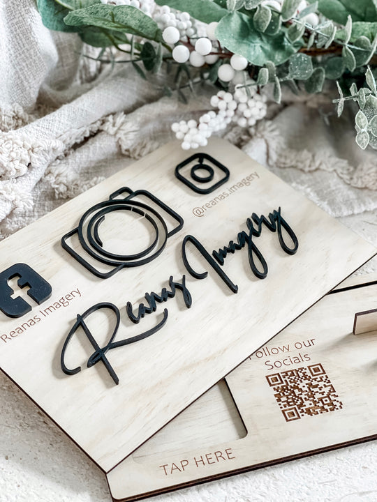 Plywood and Acrylic Square Reader Stand | Square Doc Holder | Socials ...