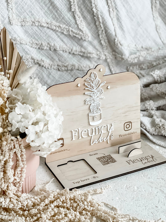 Plywood and Acrylic Square Reader Stand | Square Doc Holder | Socials ...