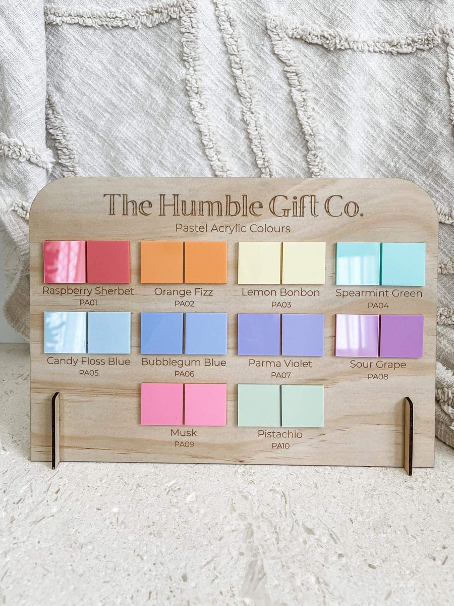 Colour Charts – The Humble Gift Co.