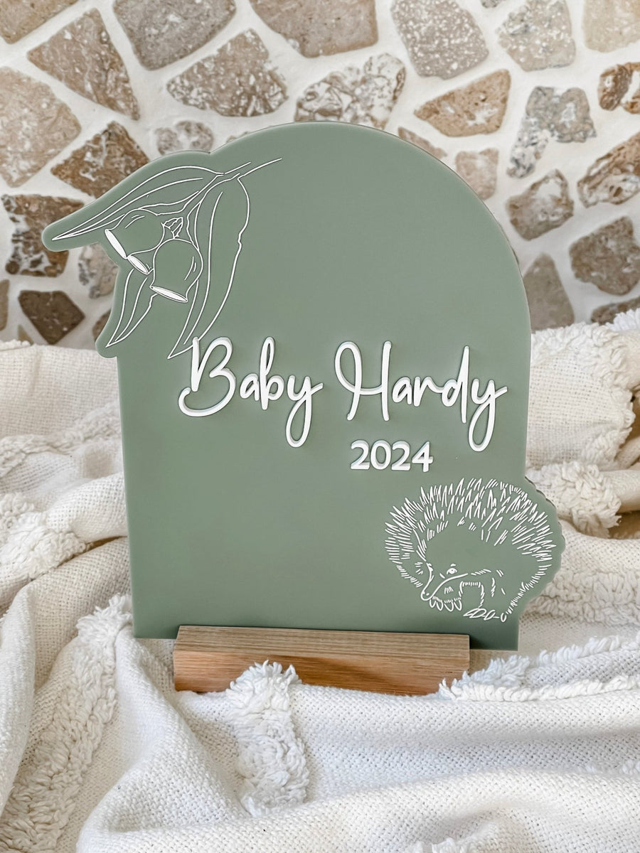 Custom Baby Announcement | Personalised Pregnancy Keepsakes – The ...