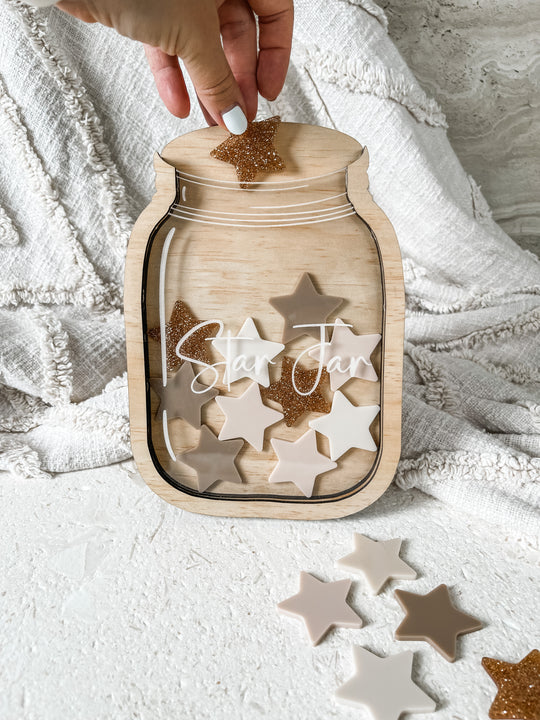 Star Jar | Rewards Jar | Mason Star Jar – The Humble Gift Co.