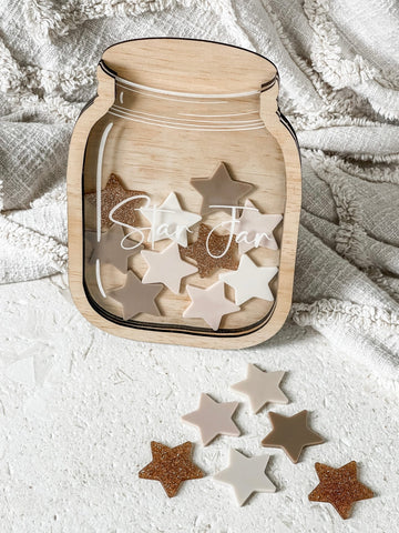 Star Jar | Rewards Jar | Mason Star Jar – The Humble Gift Co.